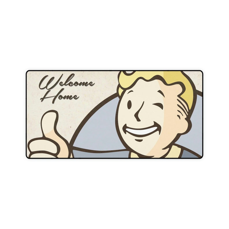 Fallout Desk Mat Vault Boy Desk Mat Gamer Gift 31.5 X 15.5 - Etsy