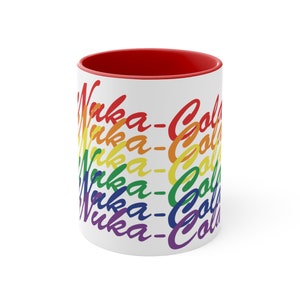 Fallout Coffee Mug Rainbow Nuka-cola Mug Fallout Gift Gamer - Etsy