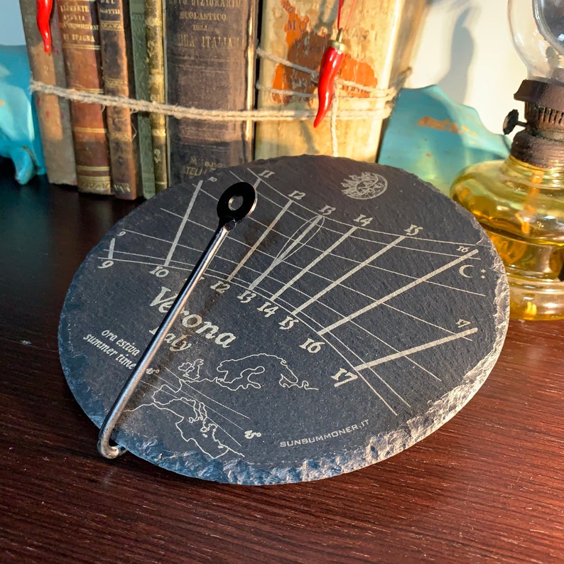 Personalized Rectangular Solar Clock - Etsy