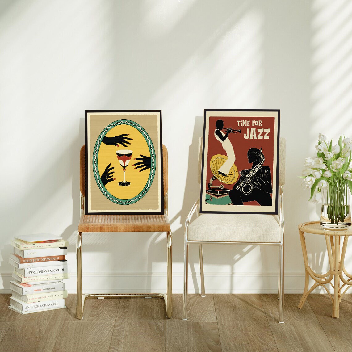 Jazz Saxophone Poster 70s Wall Art Vintage Poster Retro Music Wall Art ...