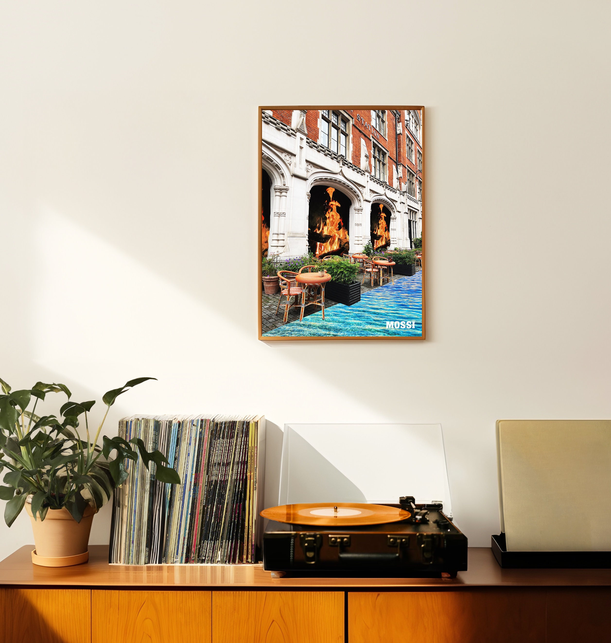 Retro Wall Art Cut and Paste Vintage Fashion Poster 70s Wall Art ...