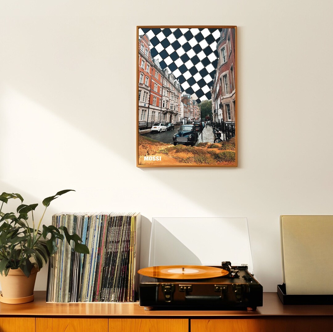 Retro Wall Art Cut and Paste Vintage Fashion Poster 70s Wall Art ...