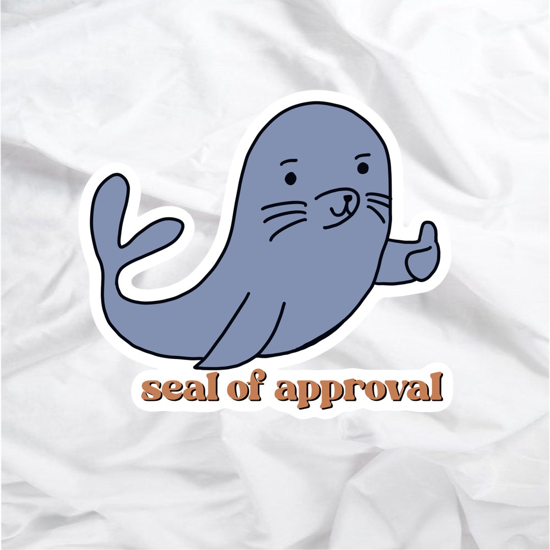 Seal of Approval Sticker - Etsy