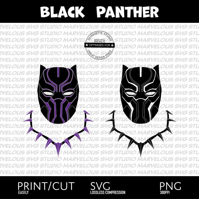 Black Panther Movie Mask - Etsy