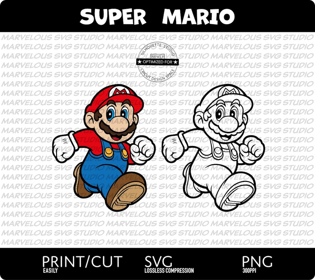 SUPER MARIO | Running | Jumping | Video Game | Bros. | Cartoon ...