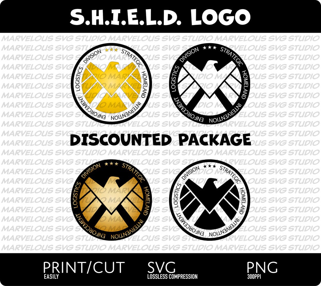 S.H.I.E.L.D. Logo BUNDLE | Package | Nick Fury | Eagle | Sign | Symbol ...