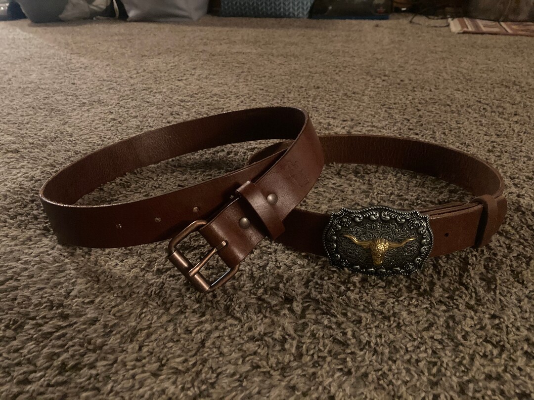 Hand Made Genuine Water Buffalo Leather Belts - Etsy