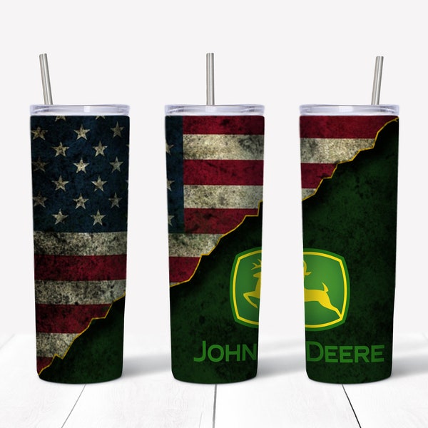 John Deere American Flag - Etsy