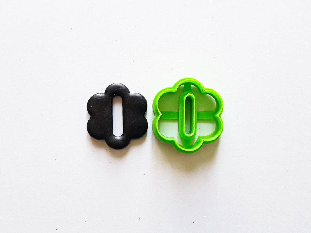 3D Printed Flower Link Clay Cutters: Daisy Donut Floral Cutters - Etsy