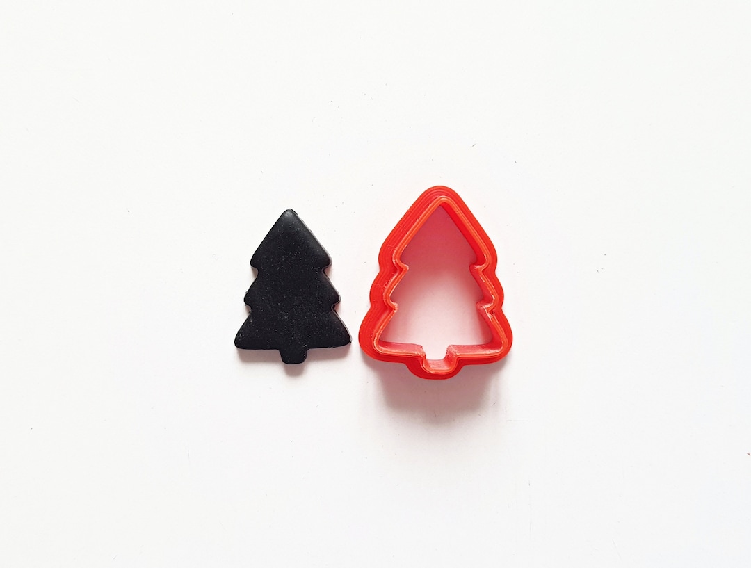 Christmas Tree Polymer Clay Cutters 3d Printed Pine Tree Clay - Etsy