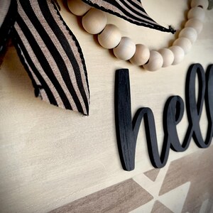 Rustic Door Hanger Farmhouse Door Sign - Etsy
