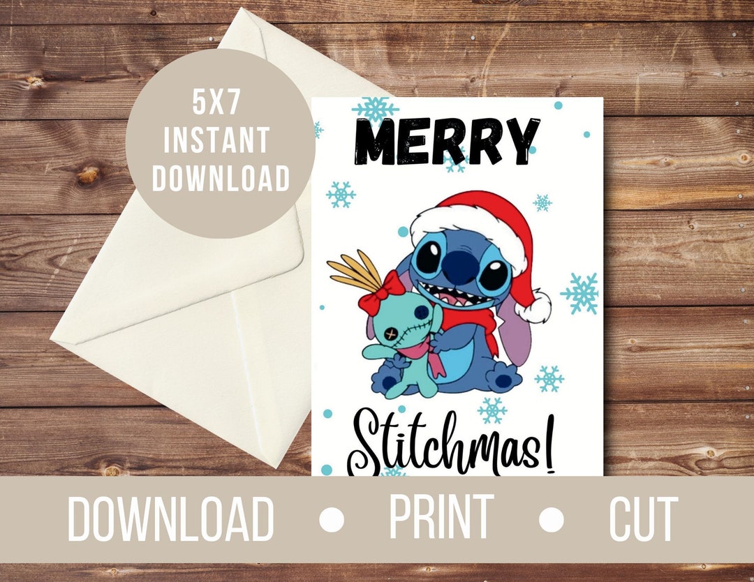 Christmas Card Stitch, Greeting Card - Etsy