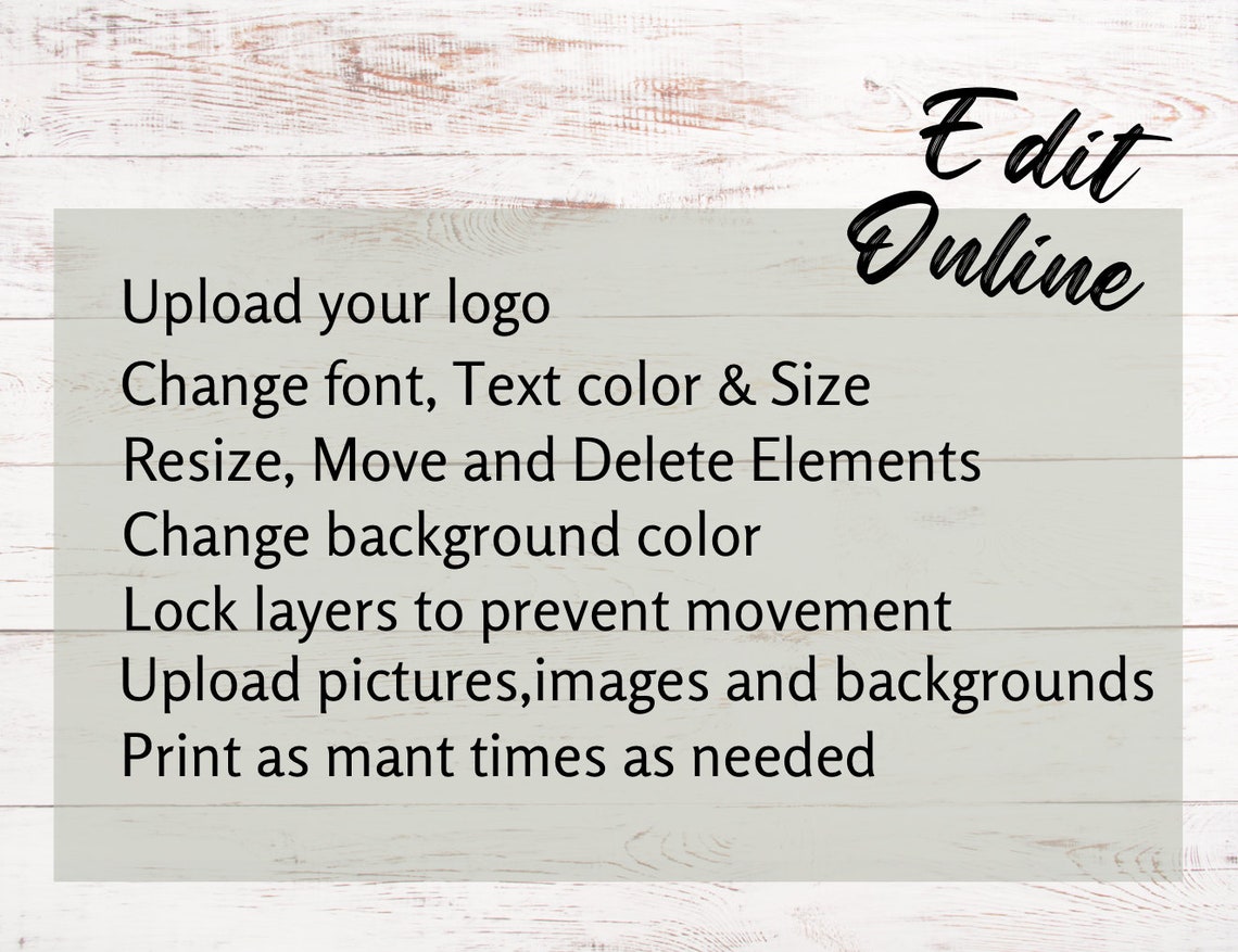 Editable Food Labels Custom Food Labels Farmers Market Small Business ...