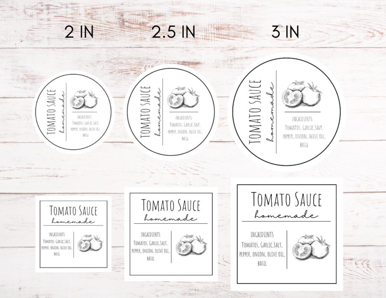 Editable Food Labels Canning Farmers Market Homesteading Labels - Etsy