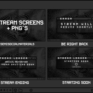 Retro Style Twitch Stream Graphics | Twitch Pack | Stream Bundle - Etsy