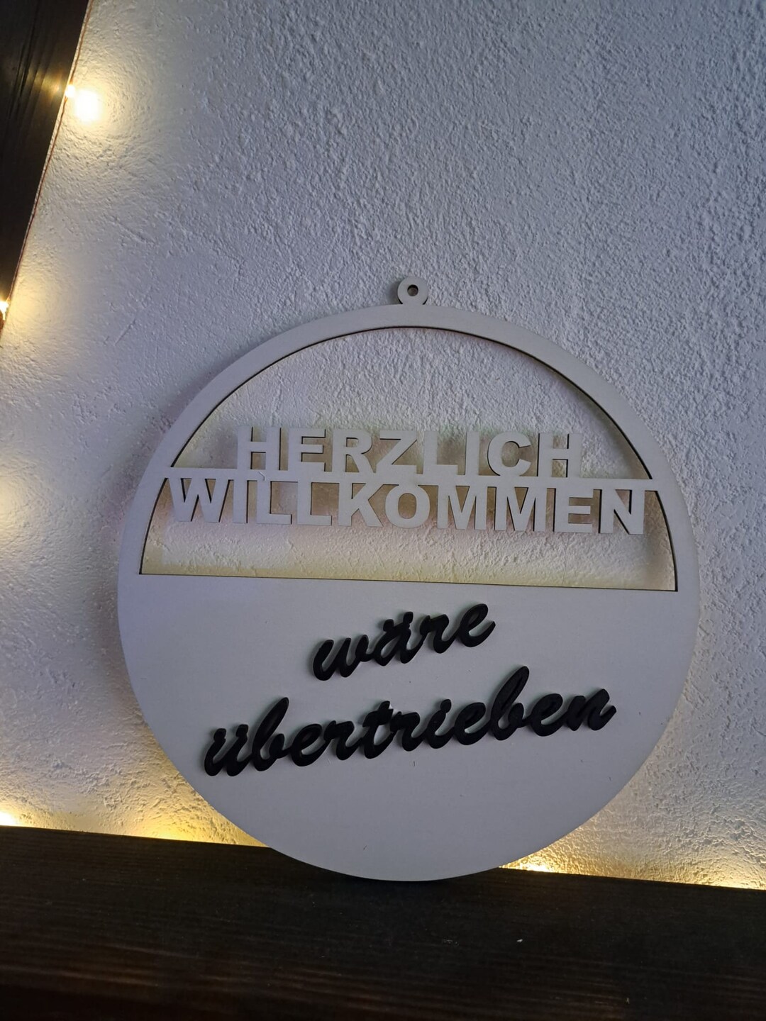 Lasercut File A Warm Welcome Would Be an Exaggeration Sign - Etsy