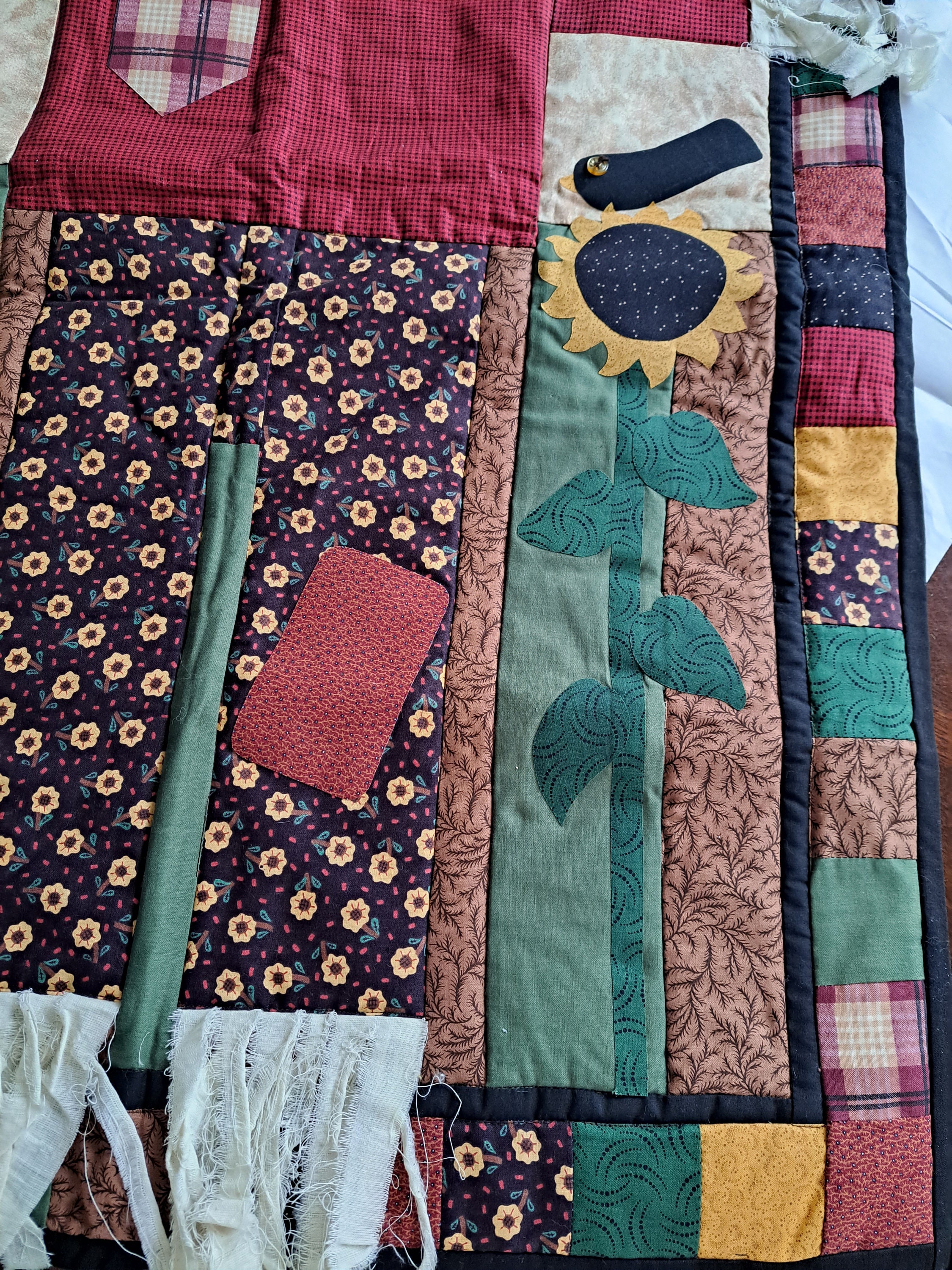 Scarecrow Quilted Wall Hanging - Etsy