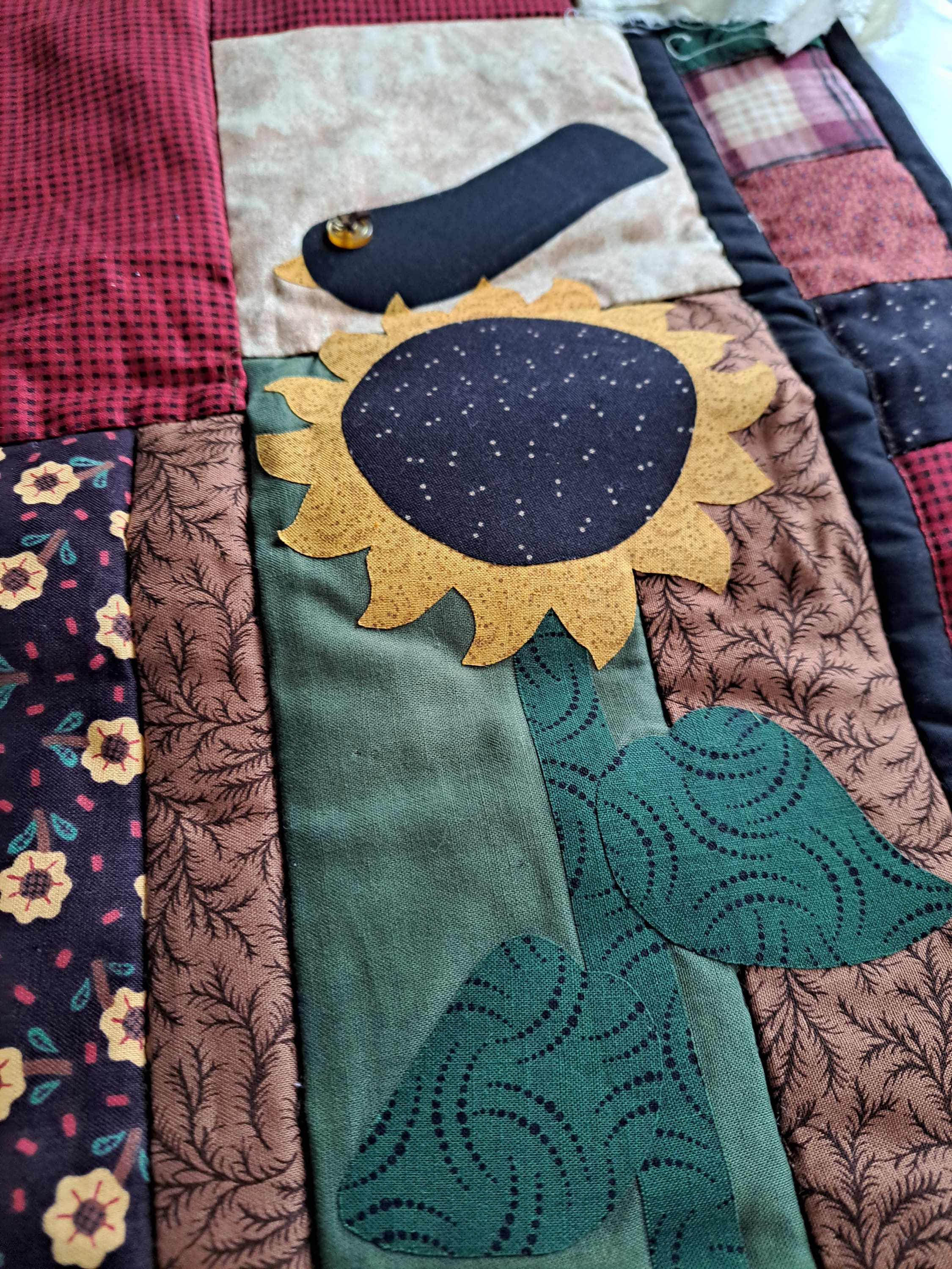 Scarecrow Quilted Wall Hanging - Etsy