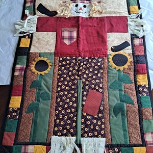 Scarecrow Quilted Wall Hanging - Etsy