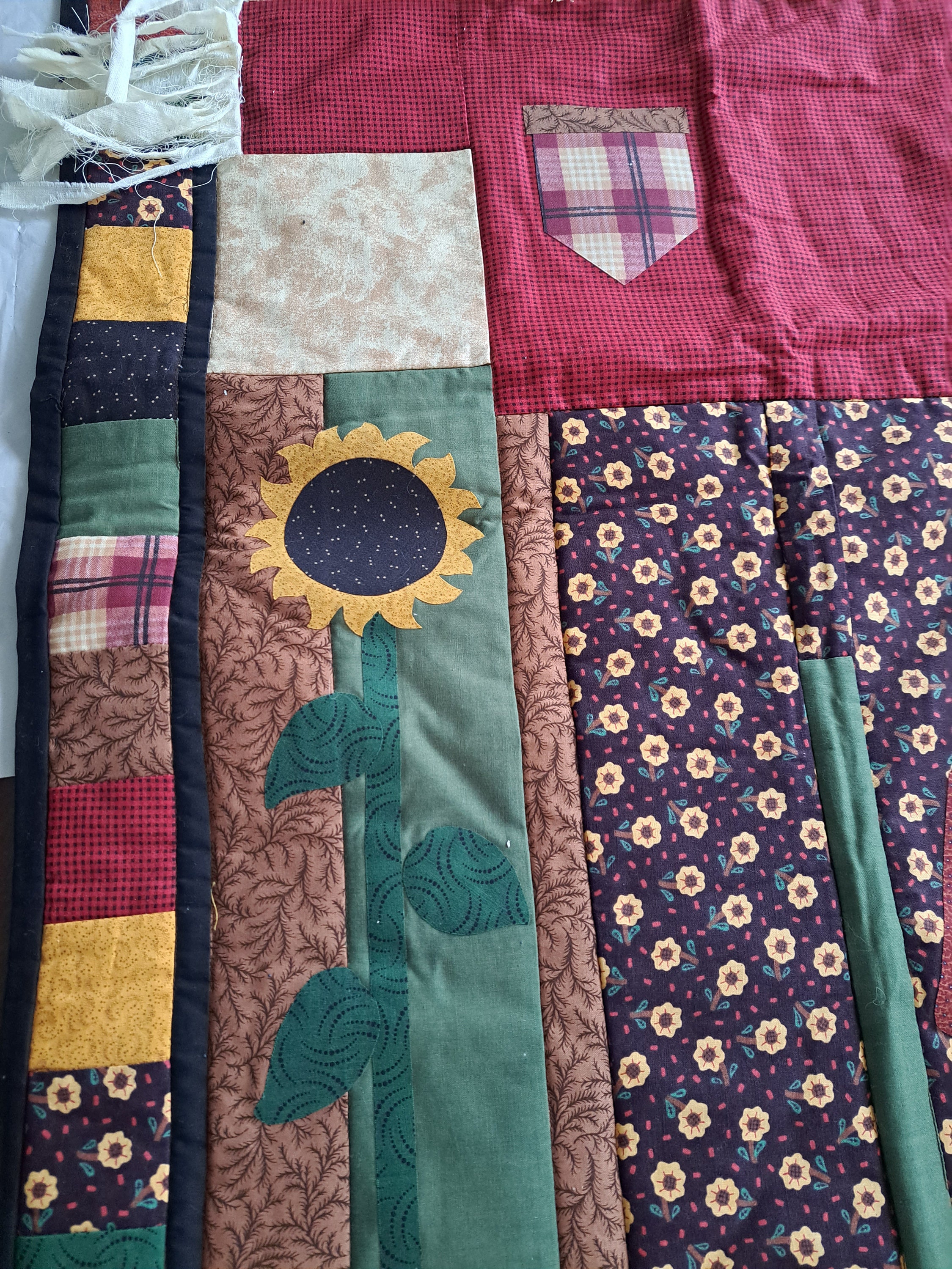 Scarecrow Quilted Wall Hanging - Etsy