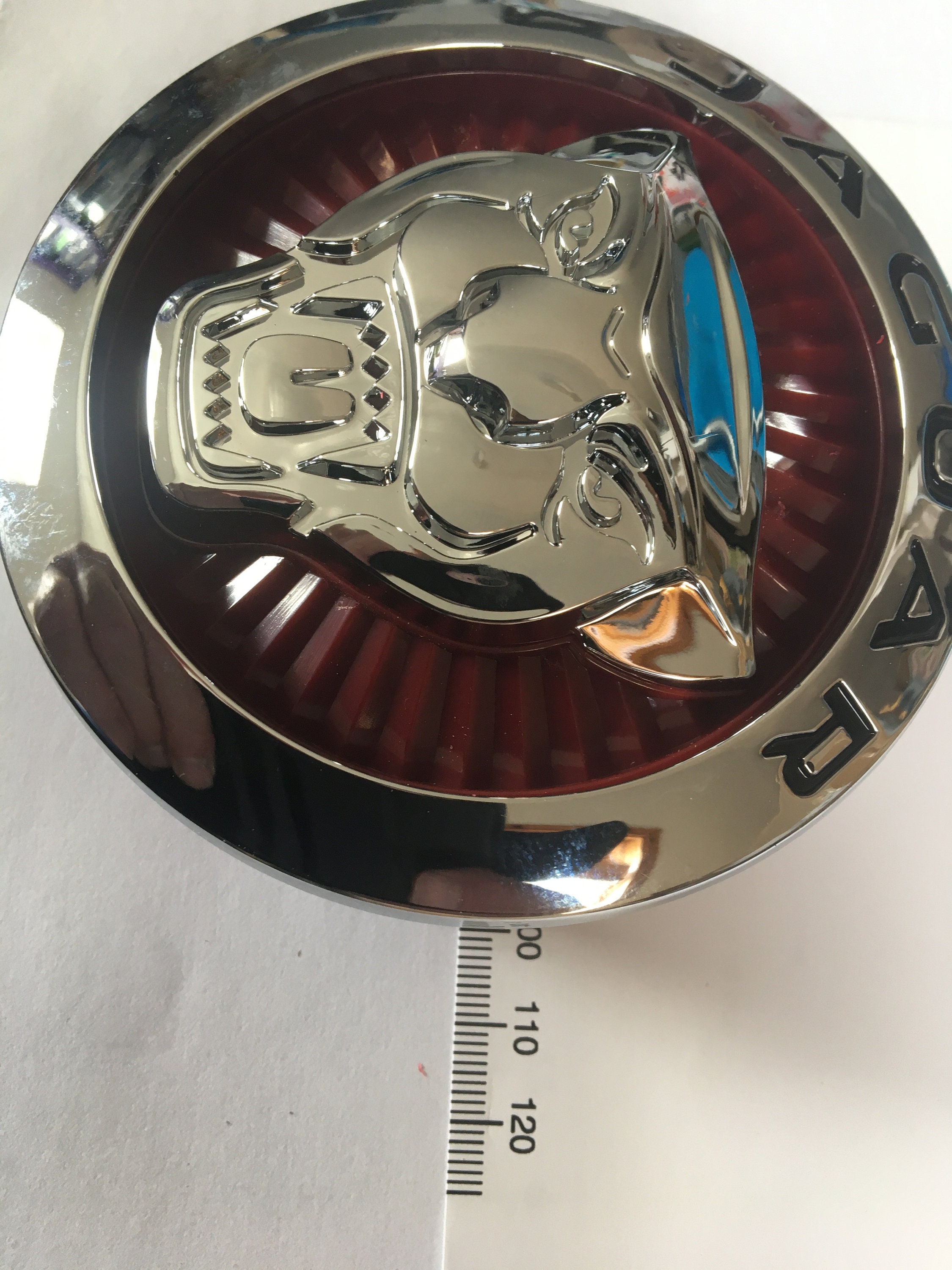 New JAGUAR Growler Grille RED Badge Logo Emblem I-PACE 2018+ Electric ...