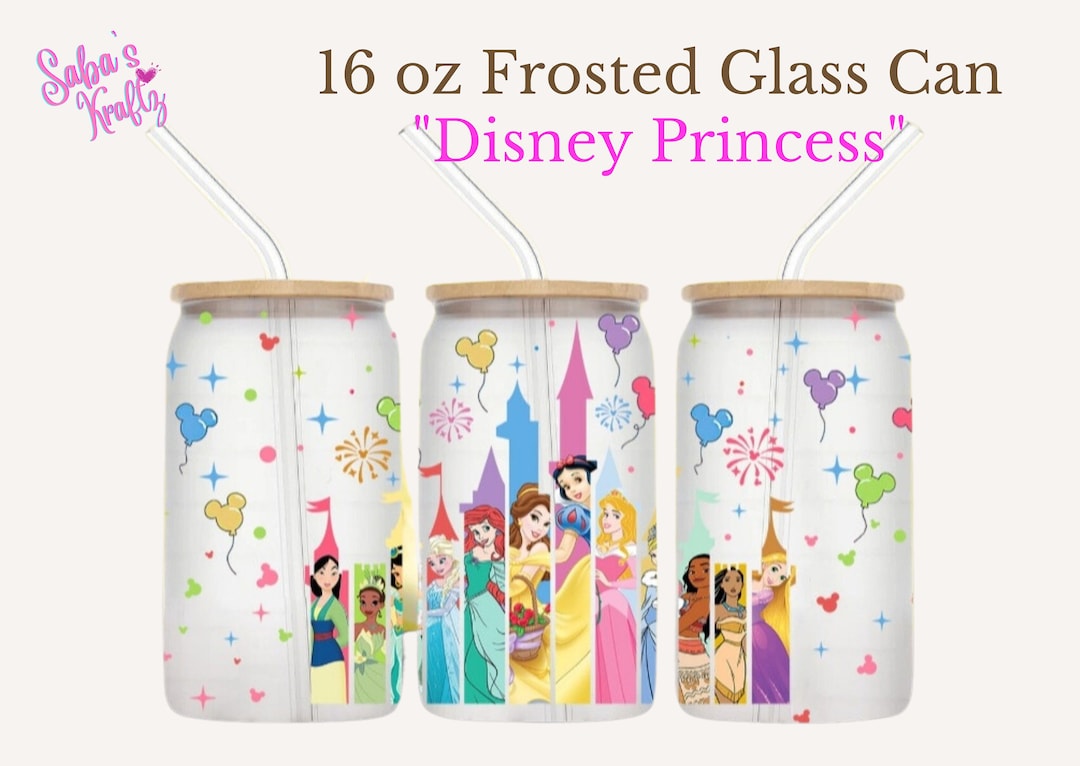 Disney Princess - Disney Mug - Beer Glass Cup - Coffee Glass Can ...