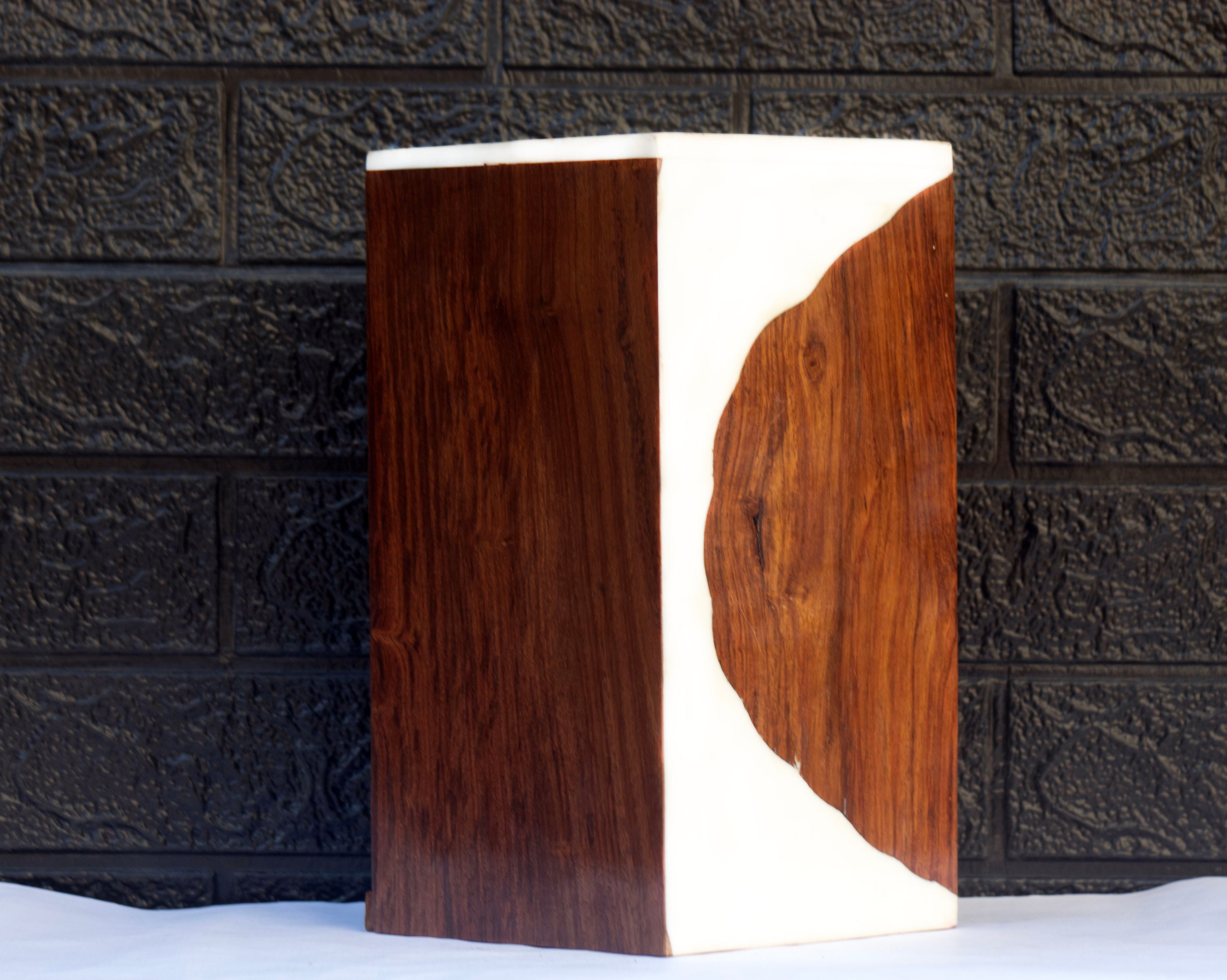 Resin and Rosewood Mix Cremation Urns for Human Ashes Adult, Burial ...