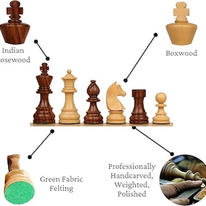 Wooden Chess Pieces Pawn With Extra Queens Chessmen Figurine Pieces ...
