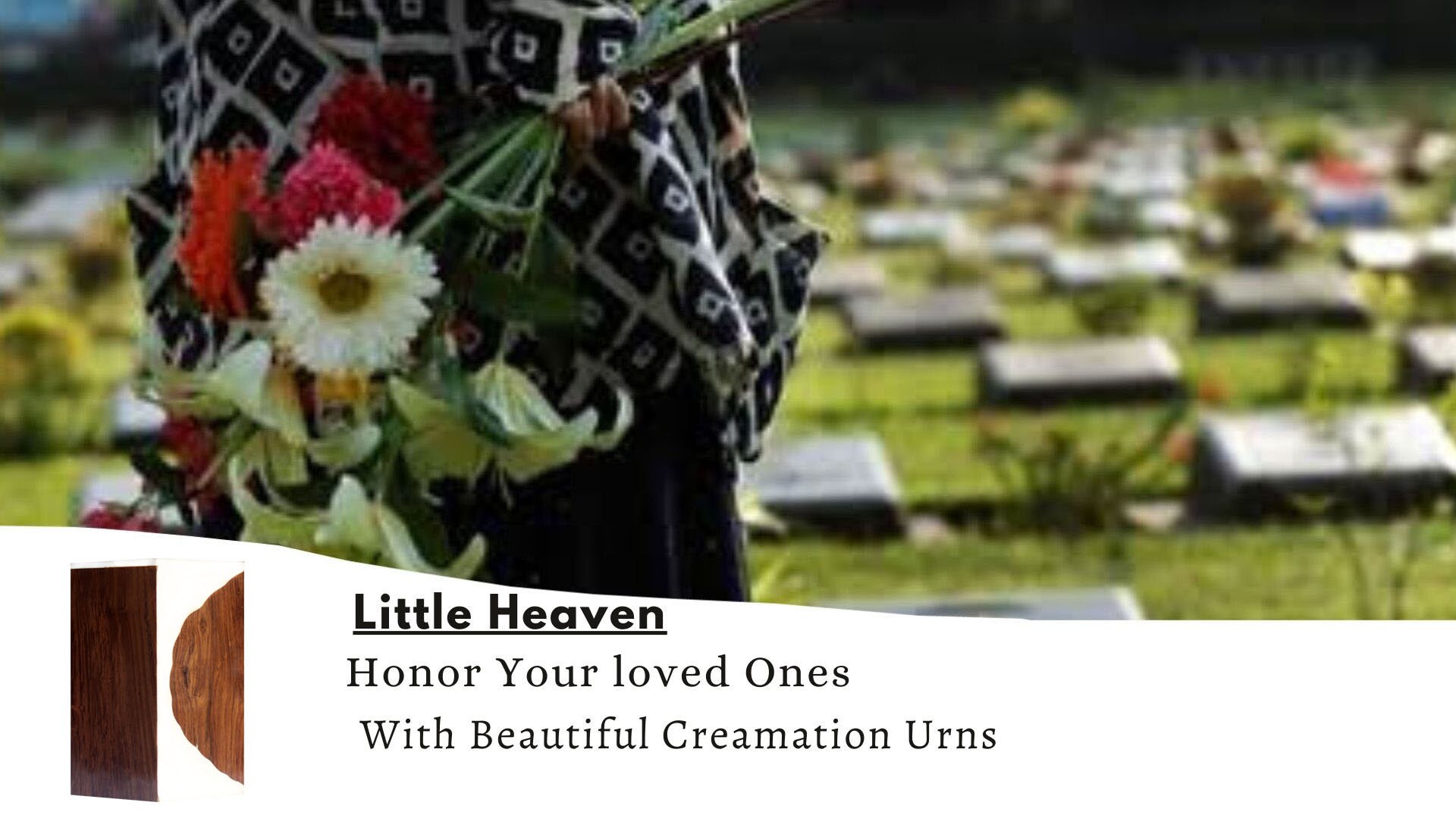 Resin and Rosewood Mix Cremation Urns for Human Ashes Adult, Burial ...