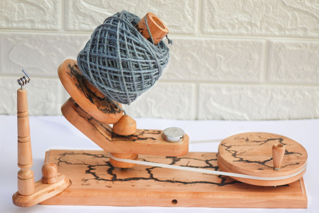Handcrafted Rosewood Yarn Swift and Winder – Large Knitting Accessory ...