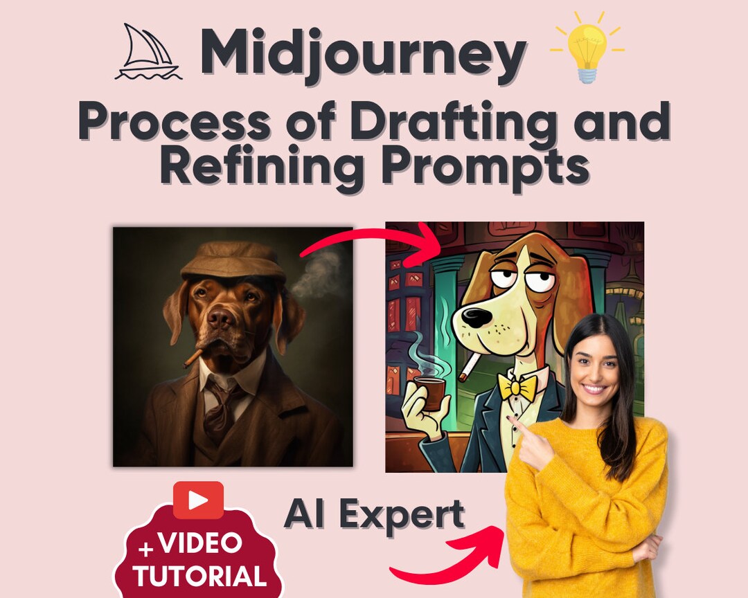 Midjourney Tutorial + Video, the Process of Drafting and Refining ...
