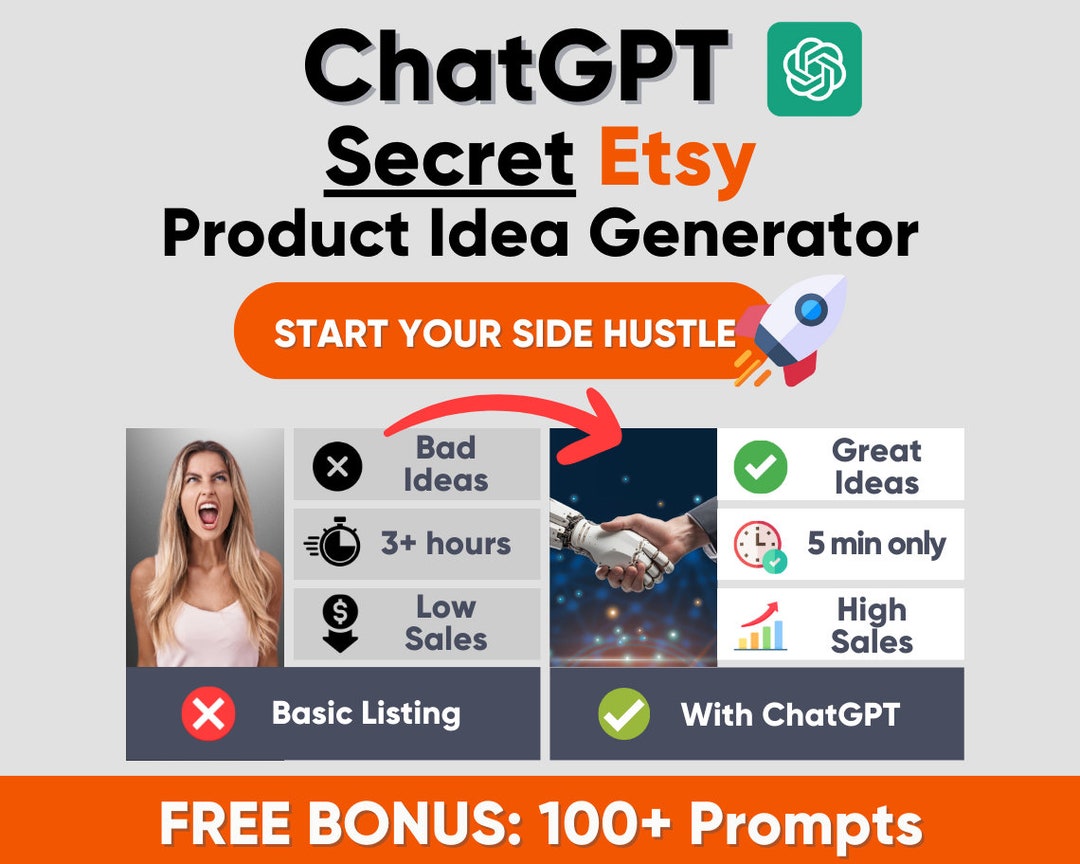 Chatgpt Etsy Product Idea Generator Prompt, Etsy Prompt, Chatgpt Prompt ...