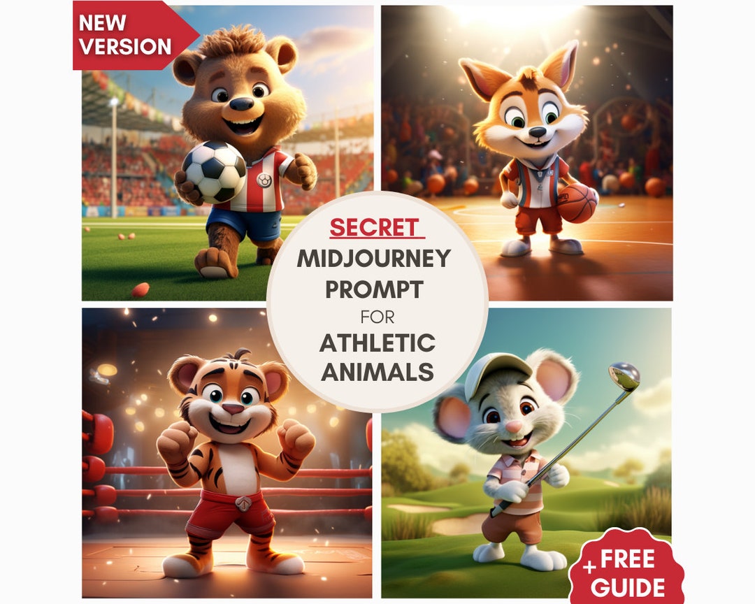 Athletic Animals Midjourney Prompt, Customizable, Free Guide, Best ...