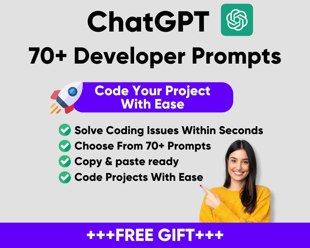 Chatgpt Coding Prompts, 70 Developer Prompts, Chatgpt Prompt, Improve ...