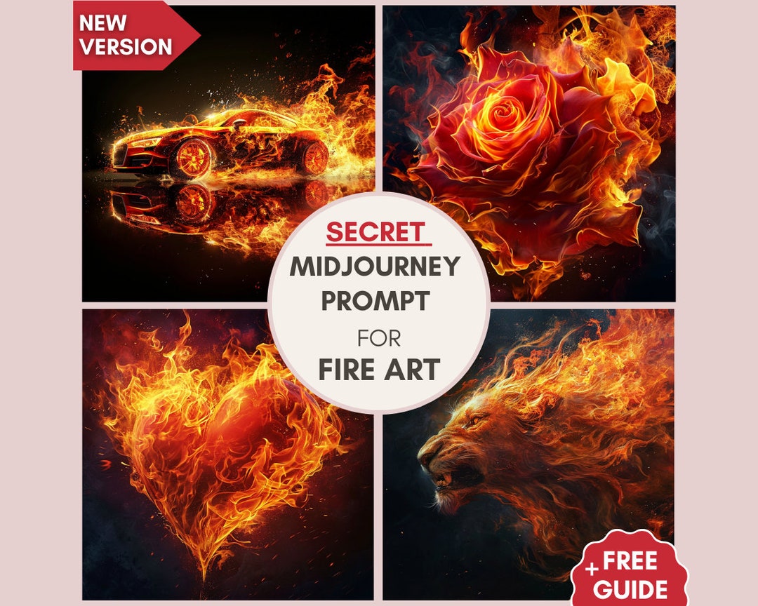 Midjourney Fire Art Prompt, Creative Prompt, Artistic Prompt ...