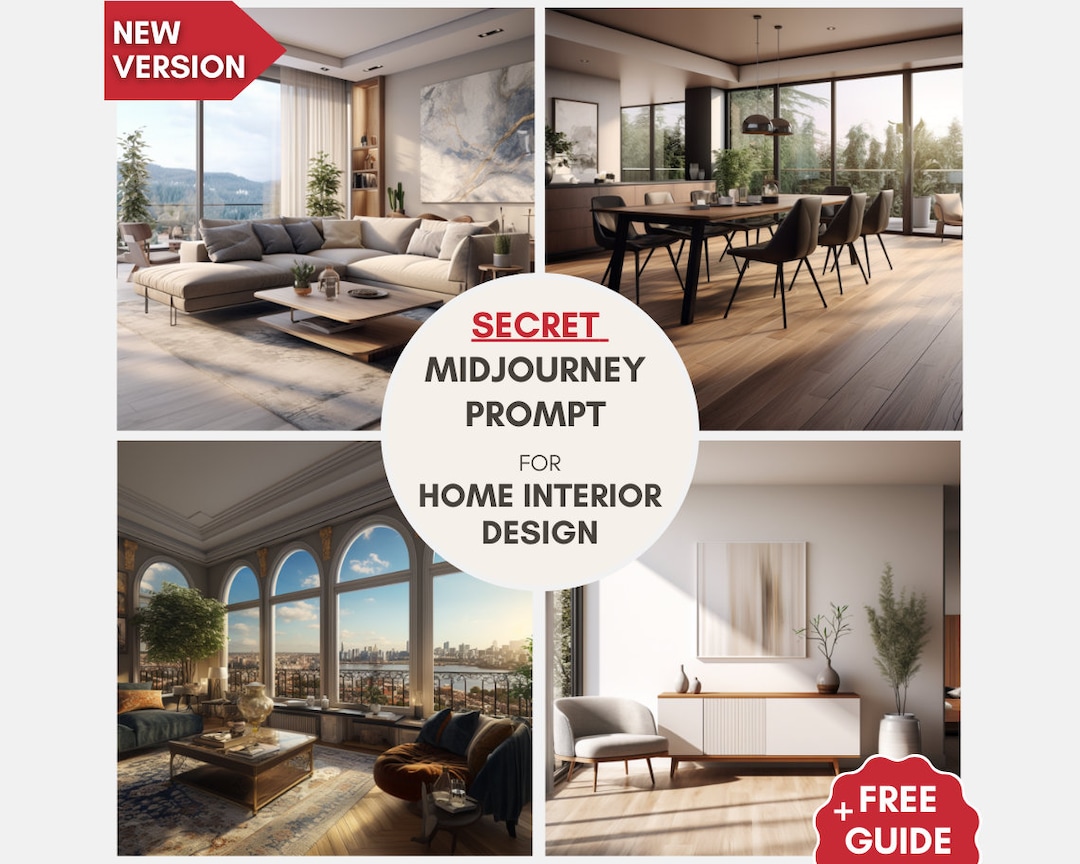 Home Interior Design Prompt, Professional Midjourney Prompt, Home Decor ...