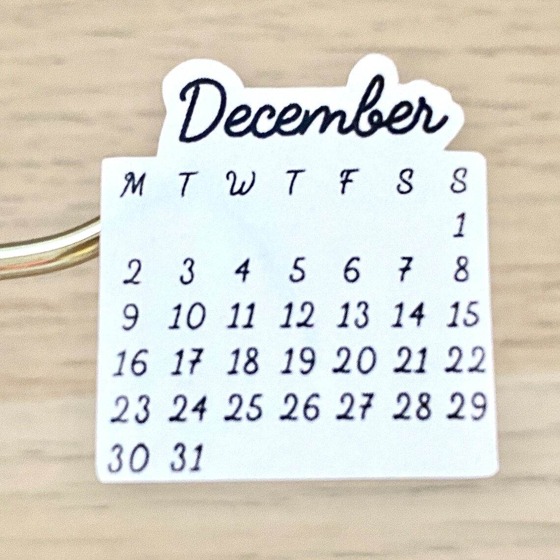 2024 Mini Calendar Sticker Sheet Bullet Journal BUJO - Etsy