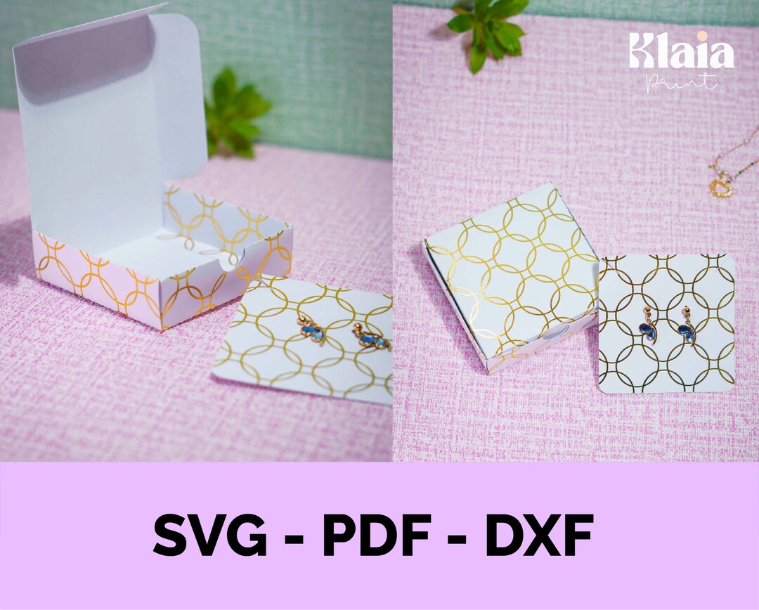 NO GLUE EASY Jewelry Box Template Svg, Jewelry Box, Jewelry Box, Svg ...