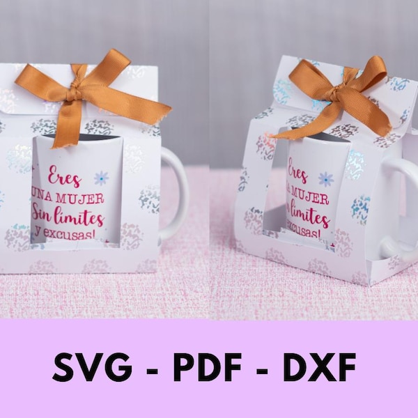 Mug Box Template - Etsy