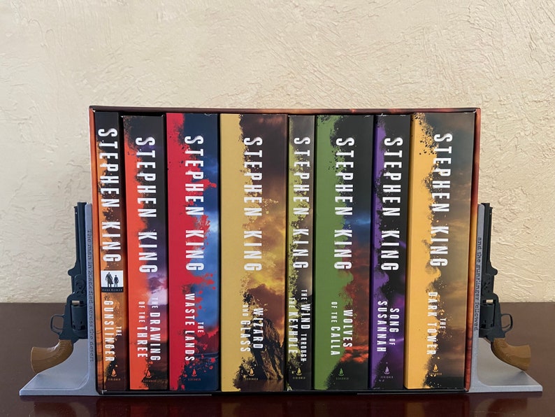 Dark Tower Stephen King Bookends Roland's Guns Sandalwood - Etsy