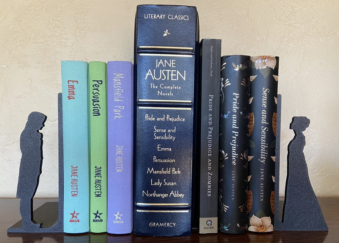 Jane Austen Pride and Prejudice Bookends 3D Printed PLA - Etsy