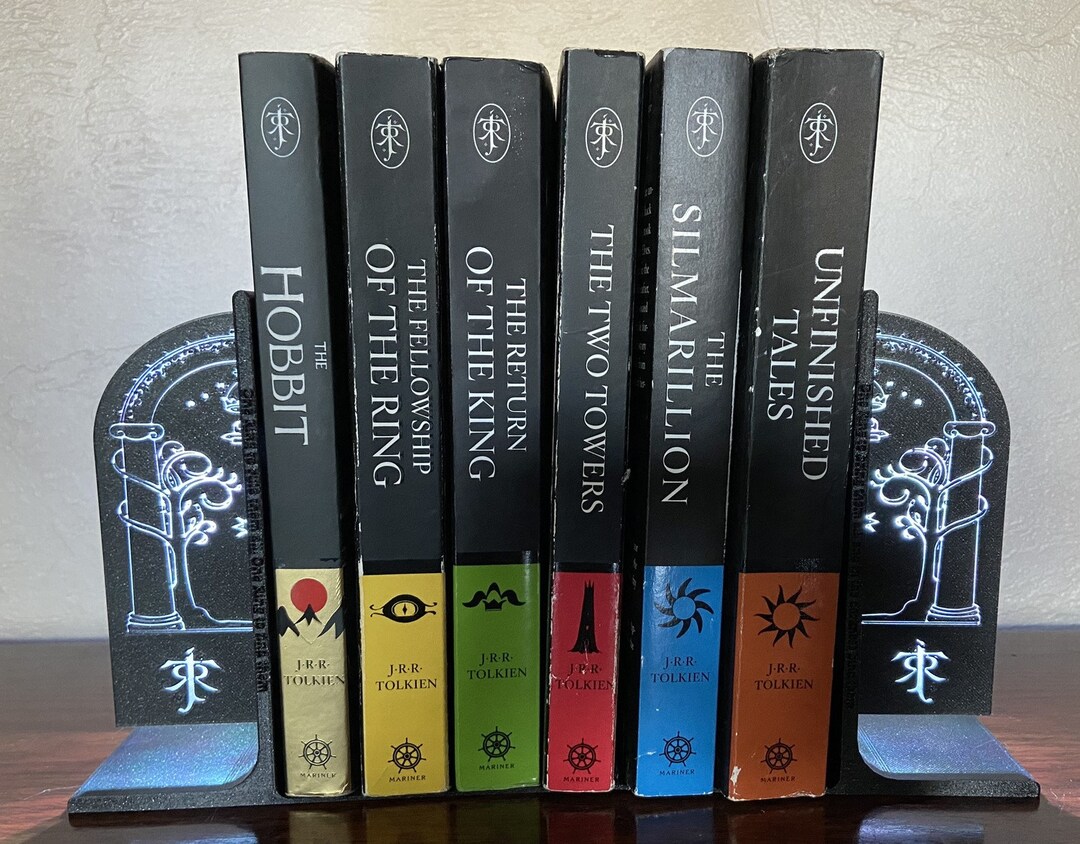 Lord of the Rings LOTR Tolkien Doors of Durin Light up Bookends With ...