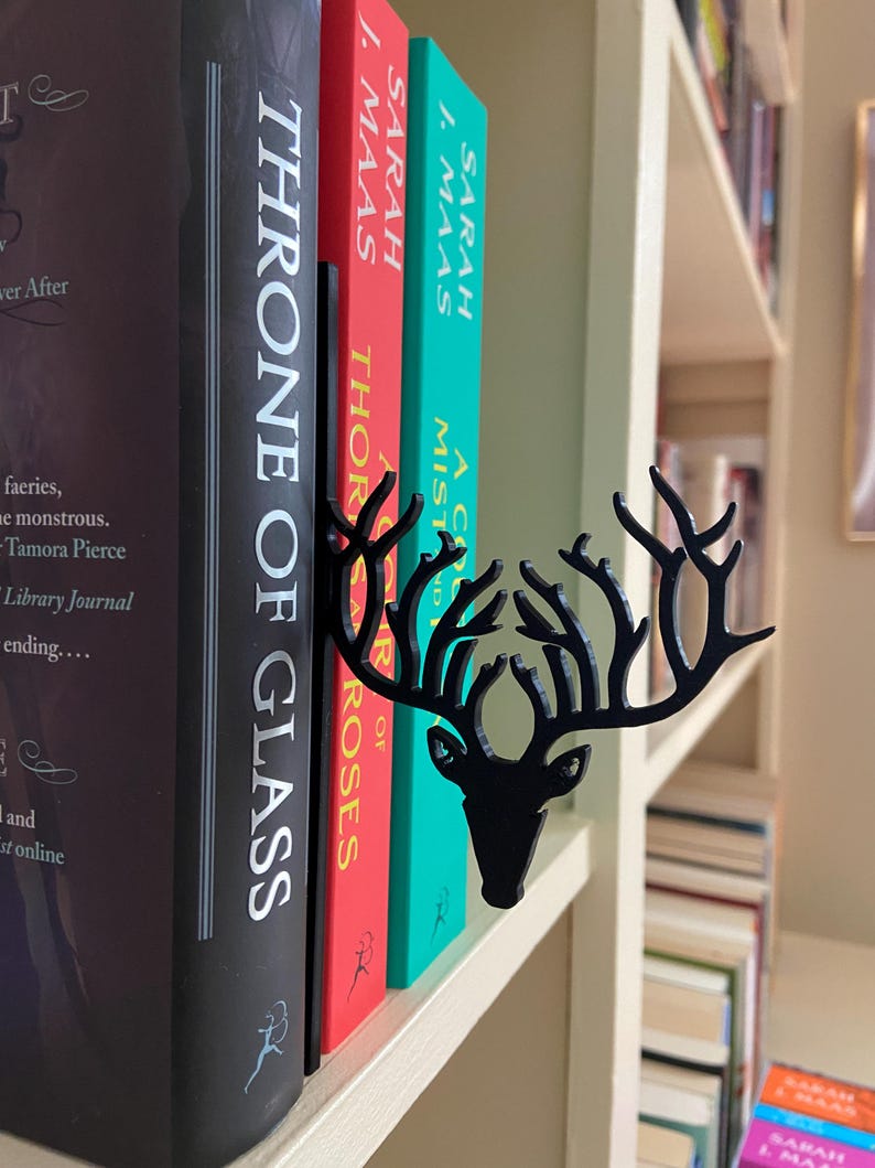 A Court of Thorns and Roses, A Throne of Glass Bookcase Silhouettes 3D ...