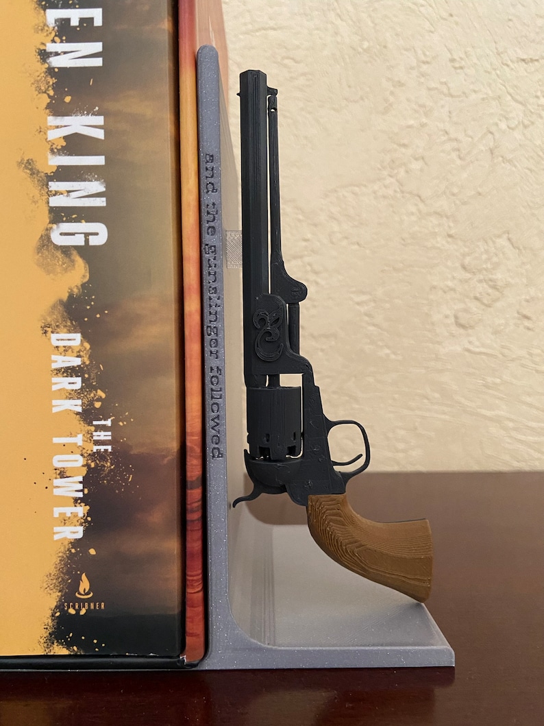 Dark Tower Stephen King Bookends Roland's Guns Sandalwood - Etsy