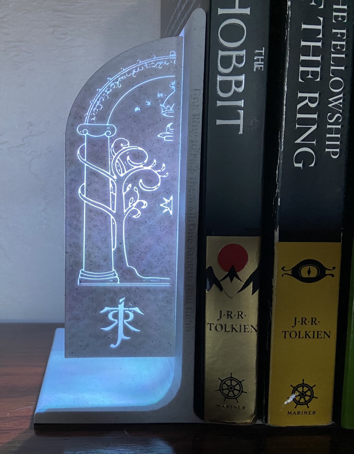 Lord of the Rings LOTR Tolkien Doors of Durin Light up Bookends With ...