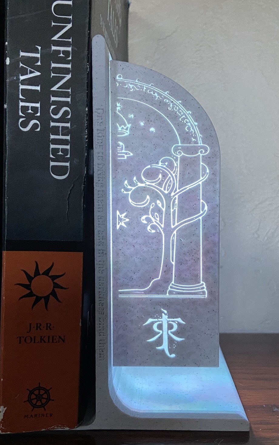 Lord of the Rings LOTR Tolkien Doors of Durin Light up Bookends With ...