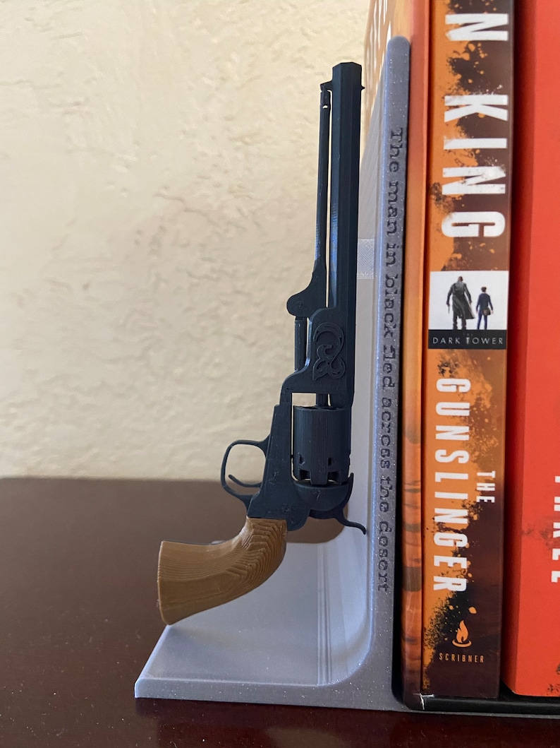 Dark Tower Stephen King Bookends Roland's Guns Sandalwood - Etsy