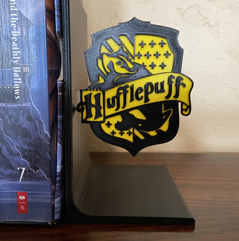 Custom Pair of Harry Potter Bookends Choose Your House 3D Printed PLA ...