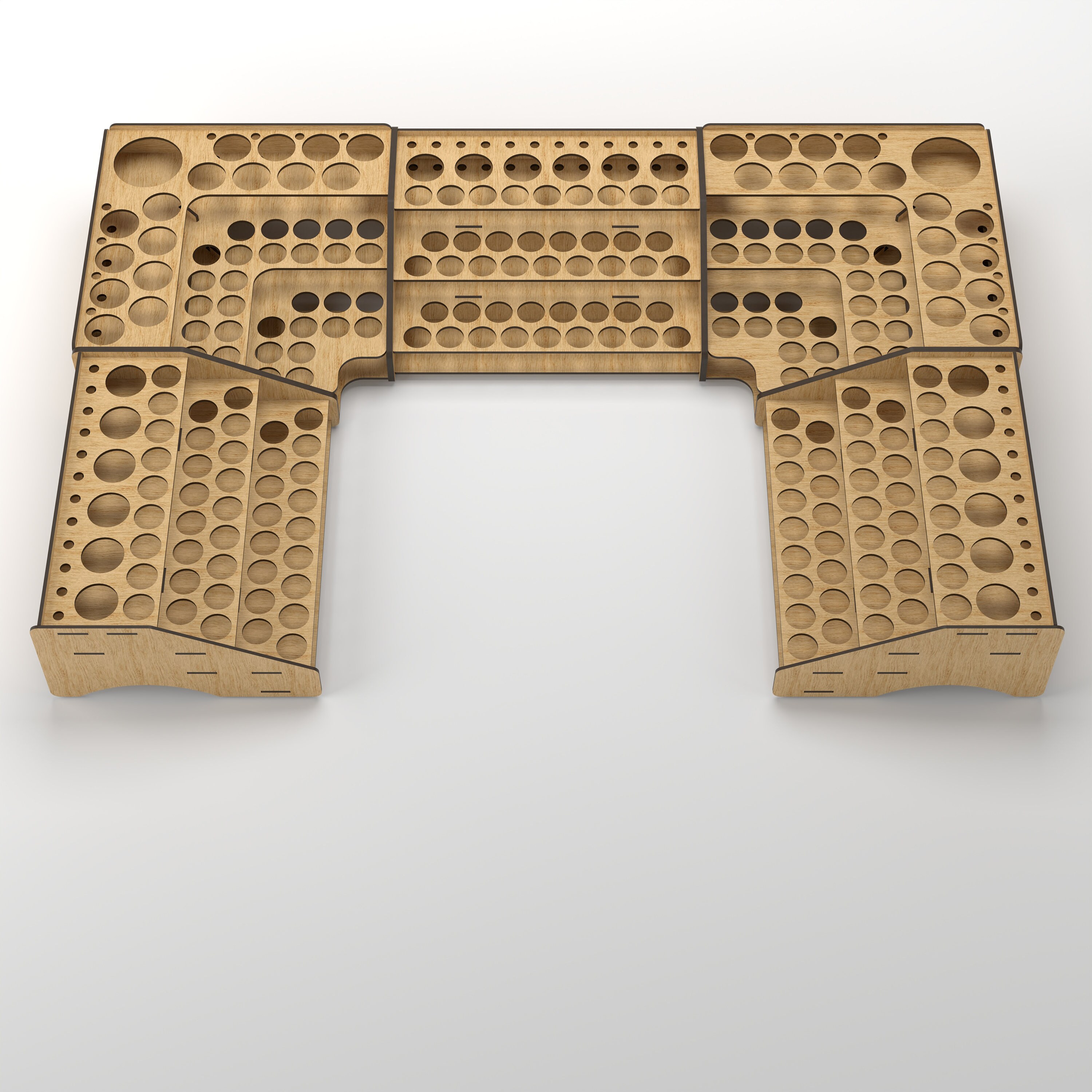 Modular Paint Workstation Bundle for Vallejo, Army Painter Colors ...