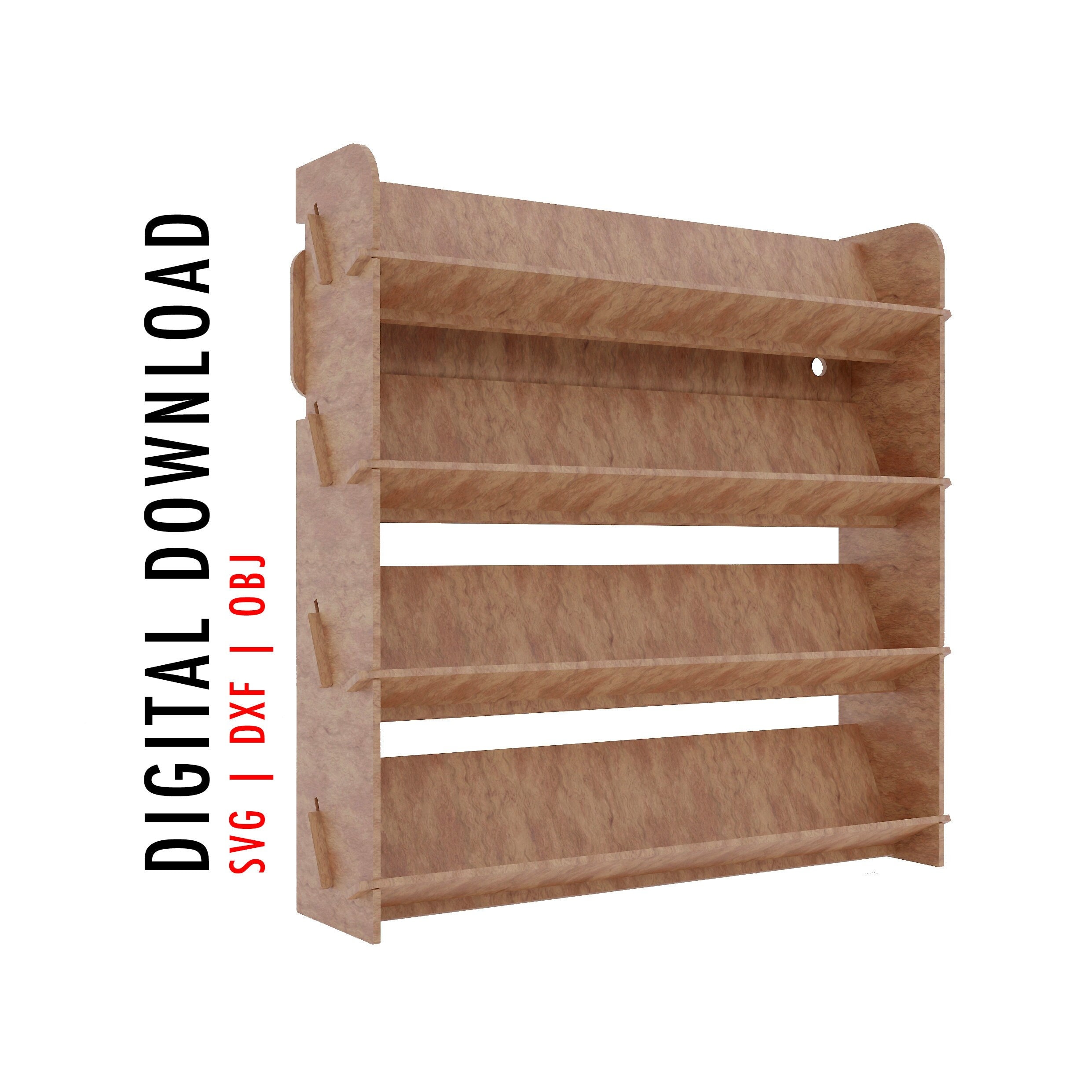 Wall Mounted Paint Rack for Model Paints - Universal Storage Organizer ...